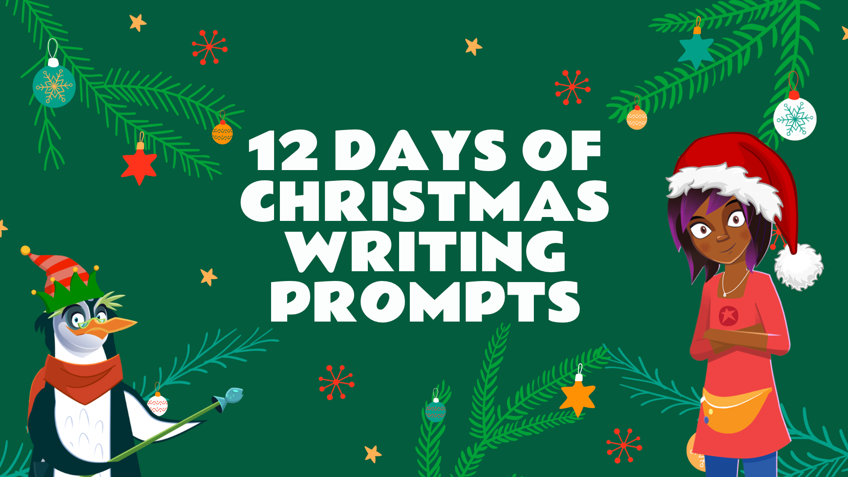 12 Days of Christmas Writing Prompts | Night Zookeeper Blog