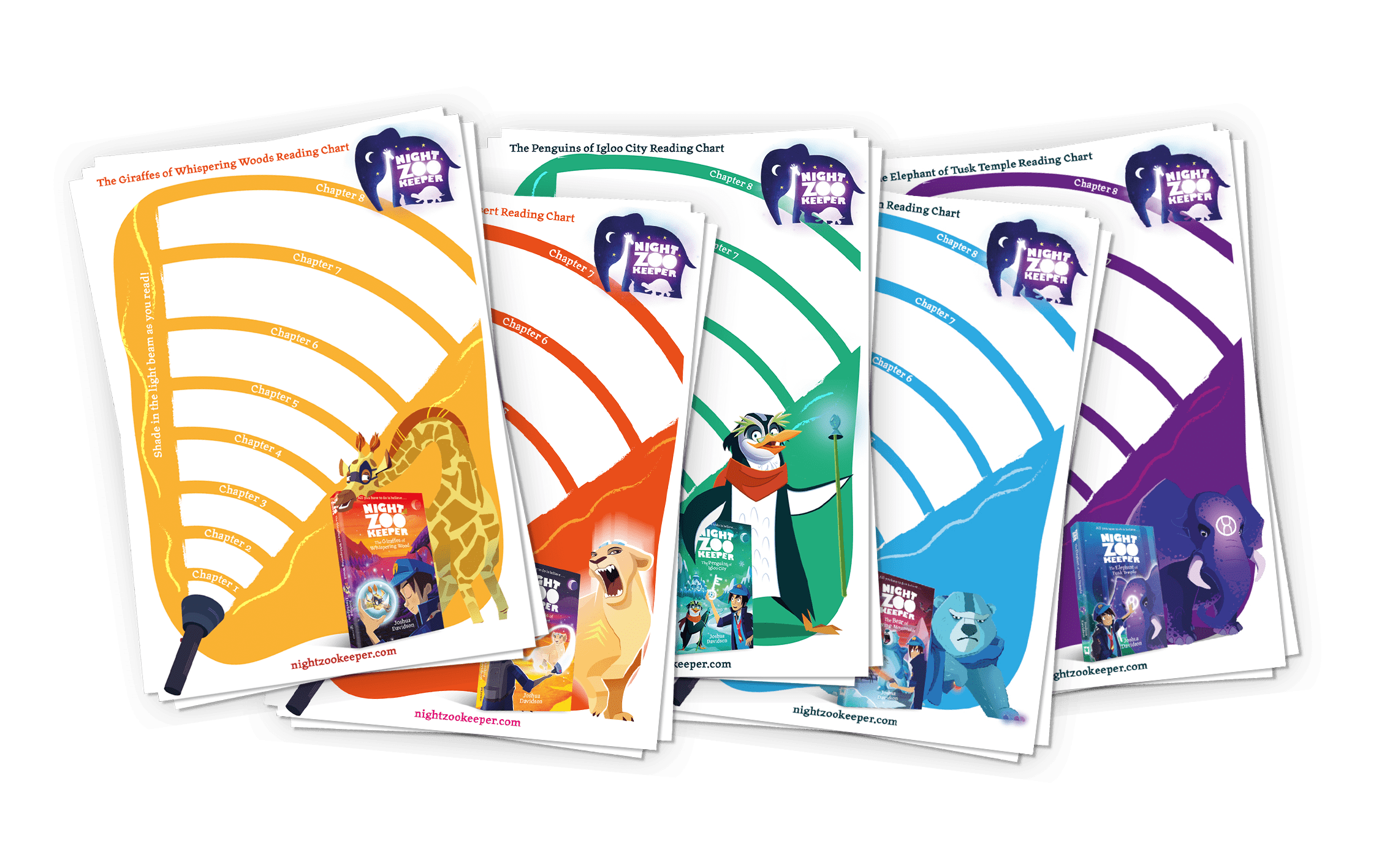 Reading Charts Pack | Night Zookeeper
